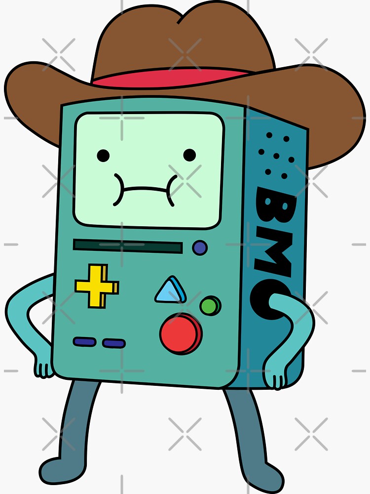 "BMO" Sticker for Sale by plushism | Redbubble