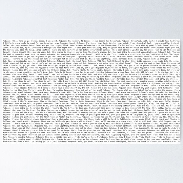 "Cars Script " Poster for Sale by LongSpicy2 | Redbubble