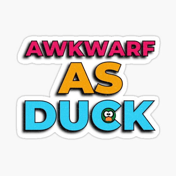 "Awkward" Sticker for Sale by Anteesocial | Redbubble