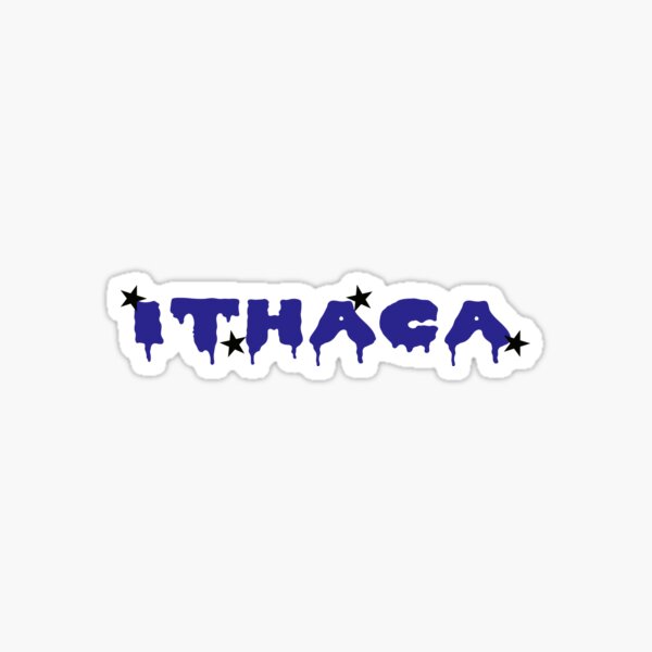 "Ithaca Drip" Sticker for Sale by beck-dr | Redbubble