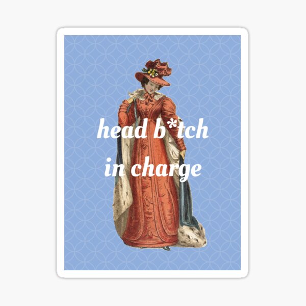 "HBIC" Sticker for Sale by amr3 | Redbubble