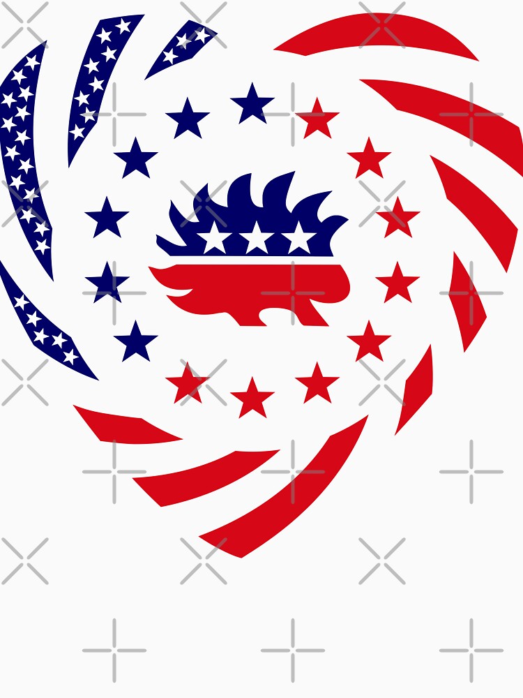 "Libertarian Murican Patriot Flag Series (Heart)" T-shirt for Sale by ...