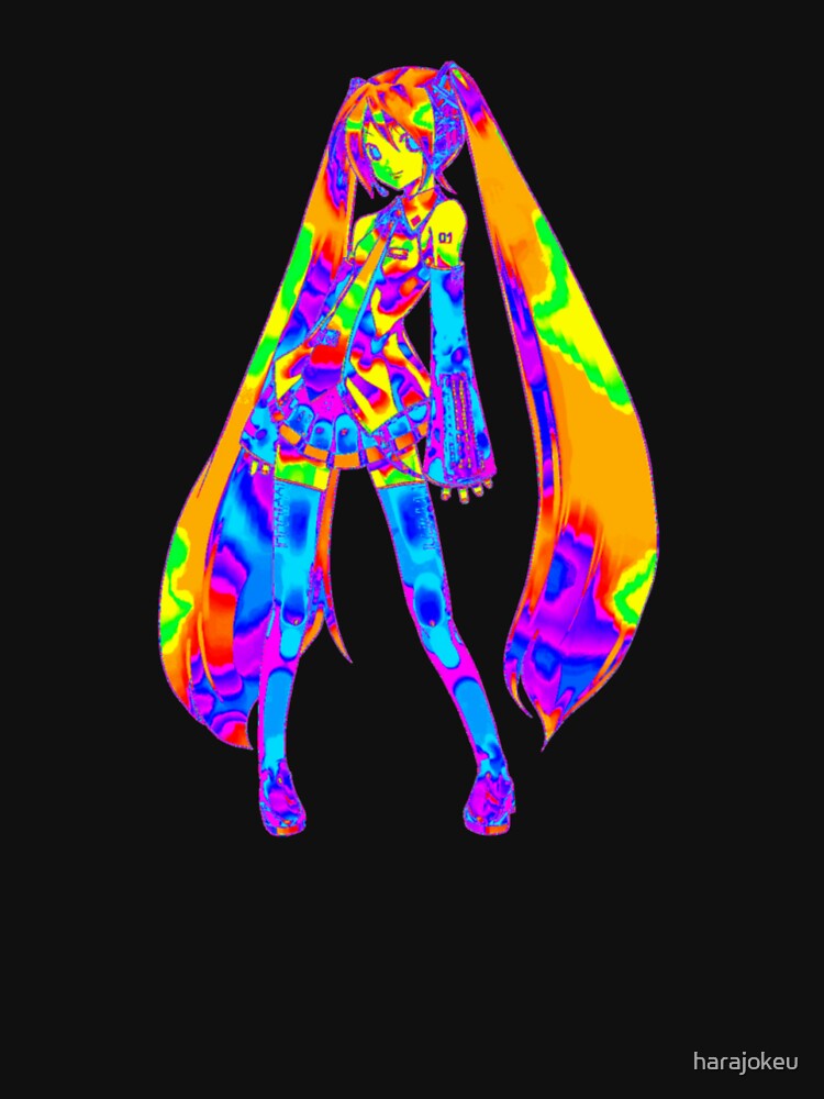 "scenecore miku" T-shirt for Sale by harajokeu | Redbubble | emo t ...