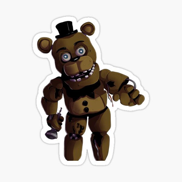 Withered Freddy Stickers | Redbubble