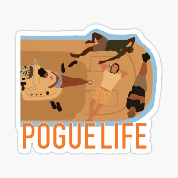 "outer banks: pogue life " Sticker for Sale by avaem | Redbubble
