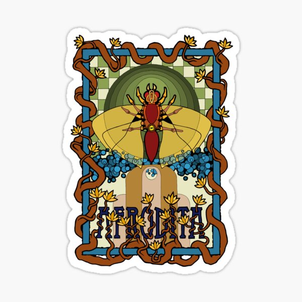 "AFRODITA, illustration, words, text, and some leaves on a branch of ...