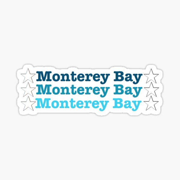 "Monterey Bay" Sticker by bekfastlol | Redbubble