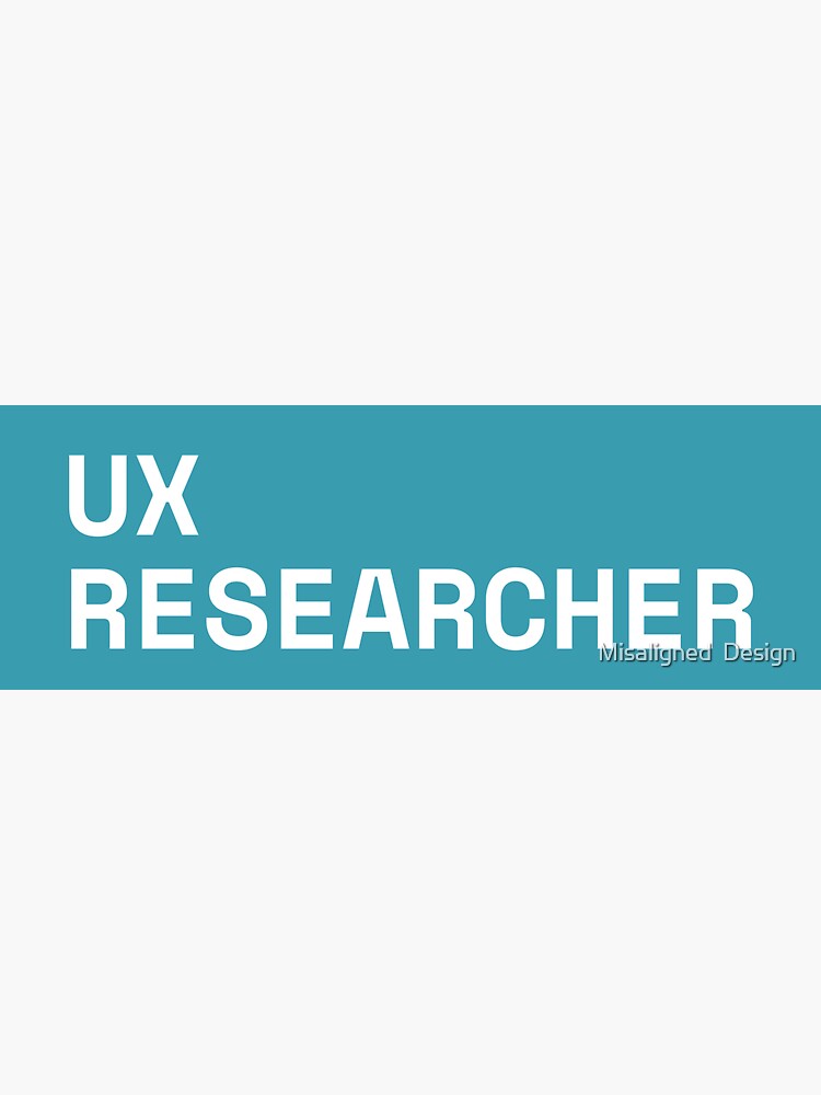 "UX RESEARCHER: designer sticker pack" Sticker by Lei-NIE | Redbubble