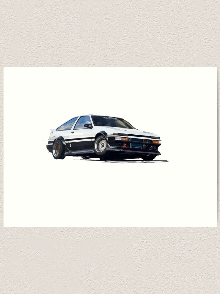 "HACHI ROKU - AWESOME CAR" Art Print by Kowalski71 | Redbubble