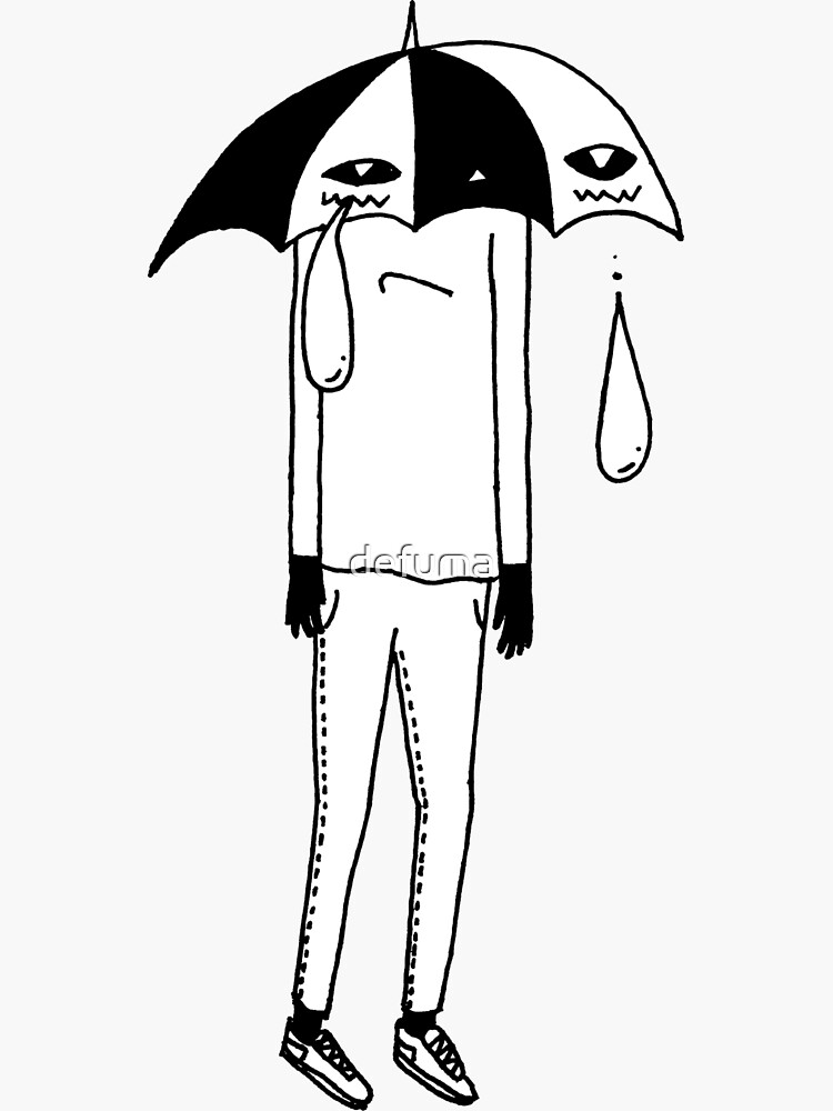 "Sad Boi" Sticker by defuma | Redbubble