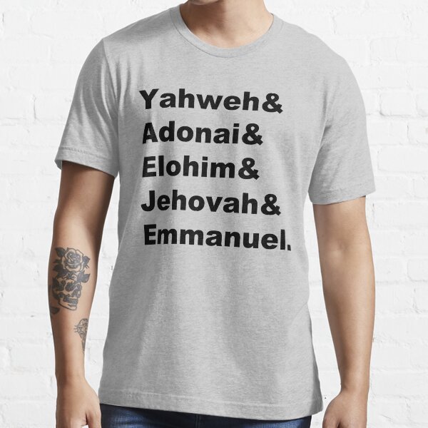 "The Names of God" T-shirt for Sale by heroics | Redbubble | yahweh t ...