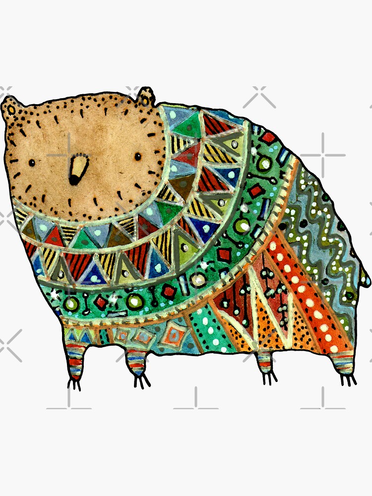"Aztec Bear" Sticker for Sale by SophieCorrigan | Redbubble