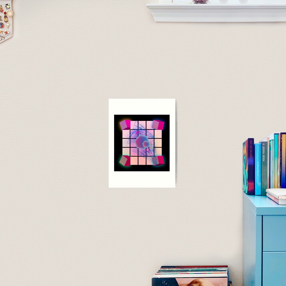 "Vaporwave-Magic Grid" Art Print for Sale by NeonOf1986 | Redbubble