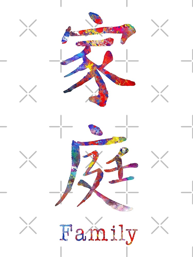 Symbole Chinois De La Famille Nom De Famille Caractères Chinois