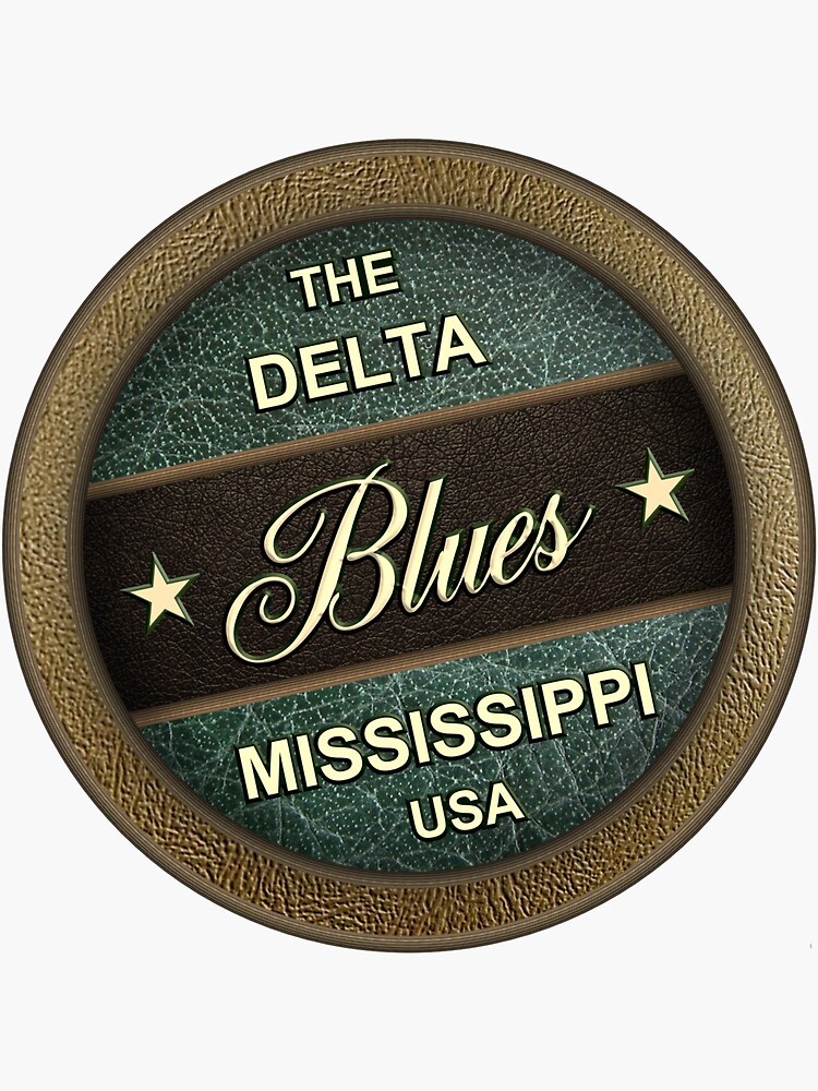 "The Delta Blues" Sticker for Sale by mamza | Redbubble