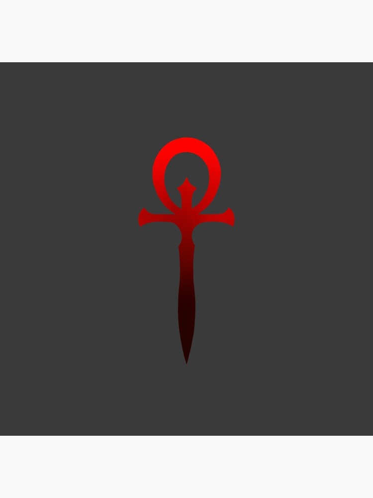 "Vampire: The Masquerade Ankh Gradient Red Symbol" Pin for Sale by eli3 ...