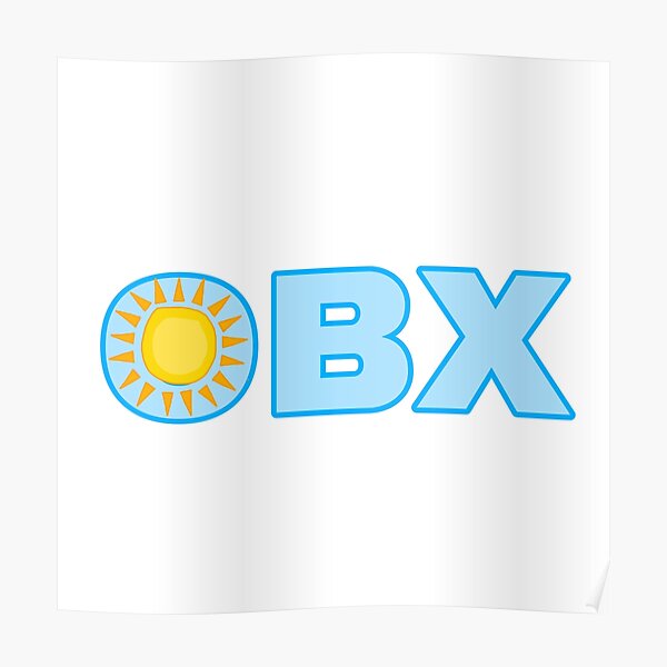 "Outerbanks OBX logo " Poster for Sale by chl033 | Redbubble