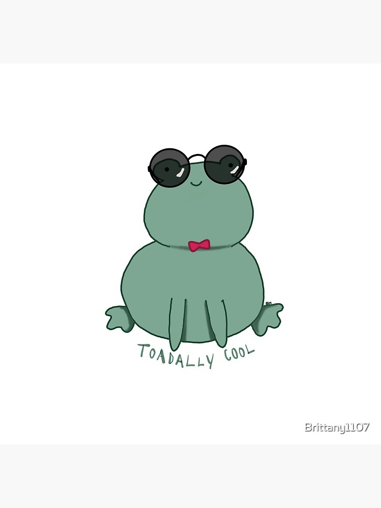 "Toadally Cool Toad " Pin for Sale by Brittany1107 | Redbubble