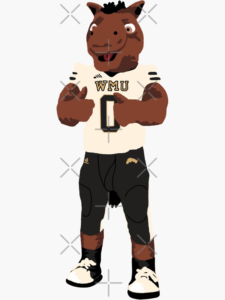 "WMU BUSTER BRONCO / WESTERN MICHIGAN" Sticker for Sale by lindsaykat12 ...