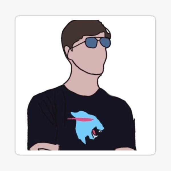 "Mr.Beast Sticker" Sticker by nonstopbaconz | Redbubble