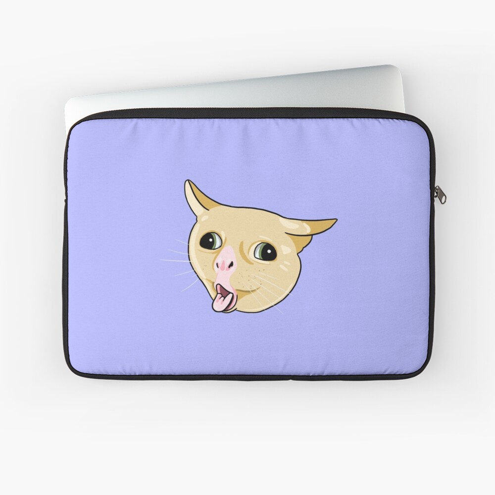 "Coughing Cat" Sticker for Sale by peachgummibearz | Redbubble