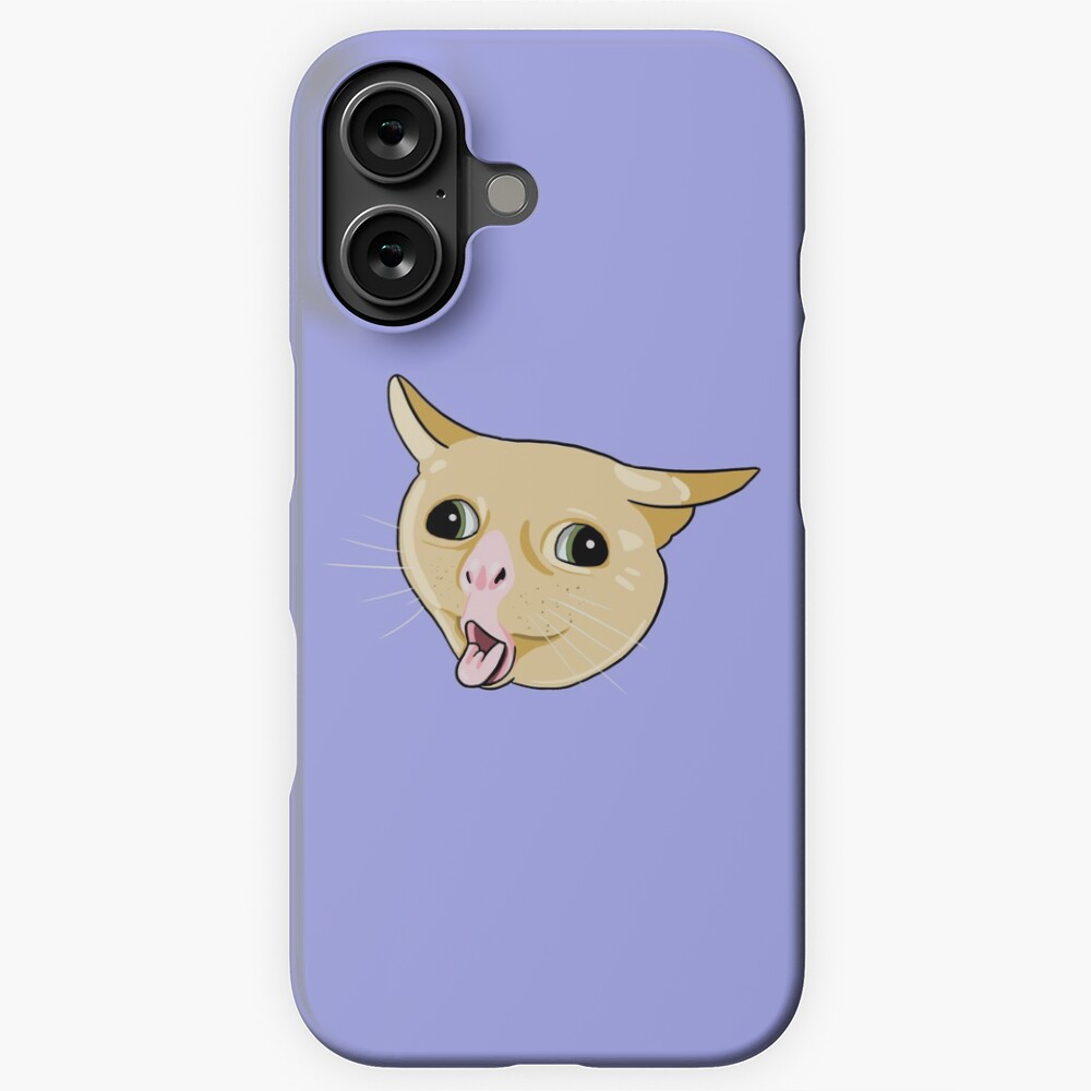 "Coughing Cat" Sticker for Sale by peachgummibearz | Redbubble