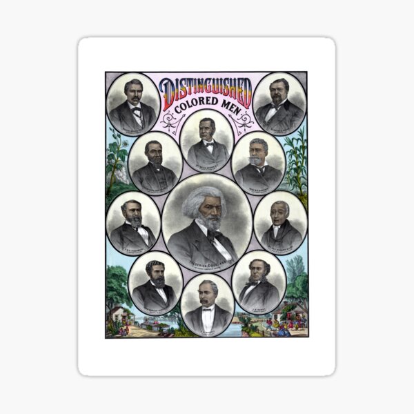 "Distinguished Colored Men" Sticker by warishellstore | Redbubble
