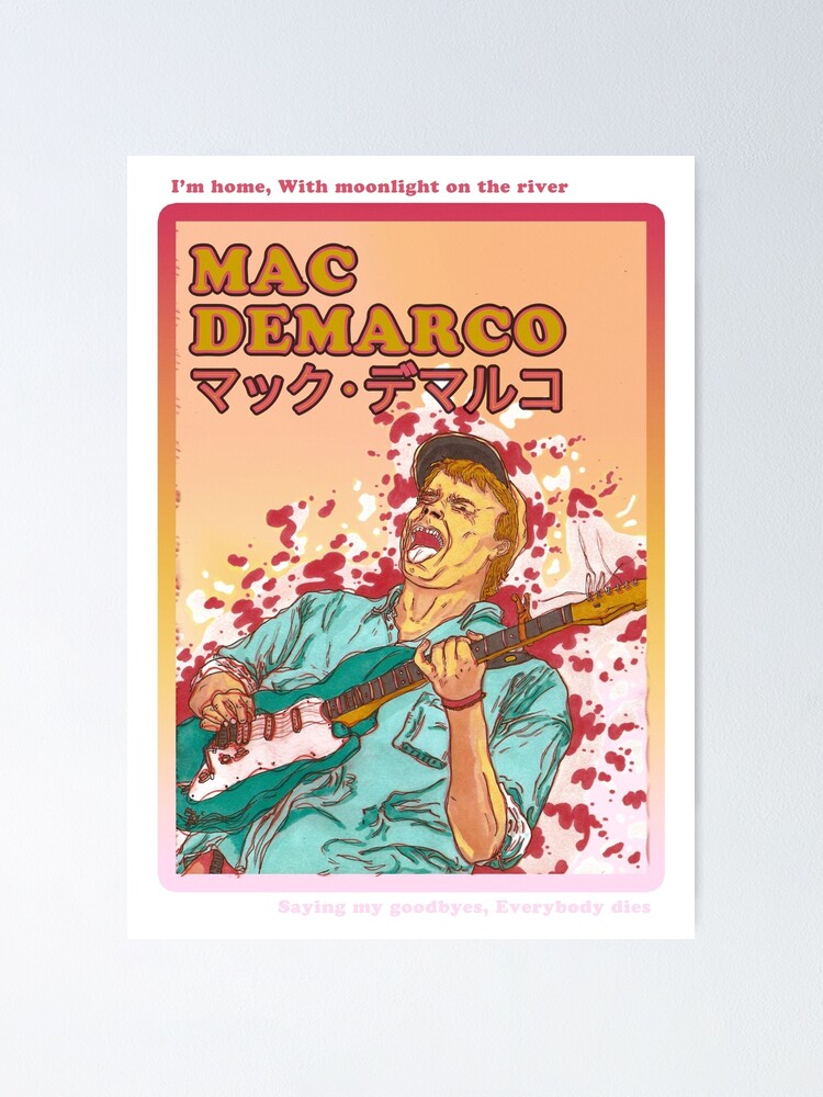 "Mac DeMarco" Poster for Sale by Mariofan34 | Redbubble
