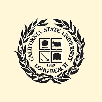 "csulb " Sticker for Sale by jadedprints | Redbubble