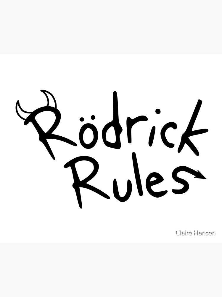 "Rodrick Rules" Tapestry for Sale by aliennoodle | Redbubble