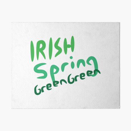 "irish spring green" Art Board Print by E38L3 | Redbubble