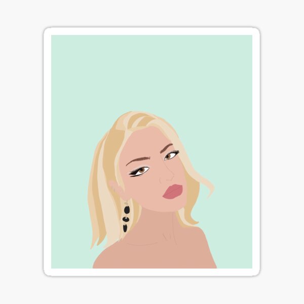 "Danielle" Sticker for Sale by filteredbyeve | Redbubble