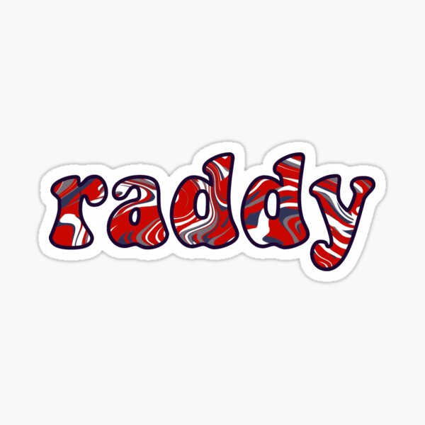 "Radford University Raddy Tie Dye" Sticker by abbeygfrerer | Redbubble