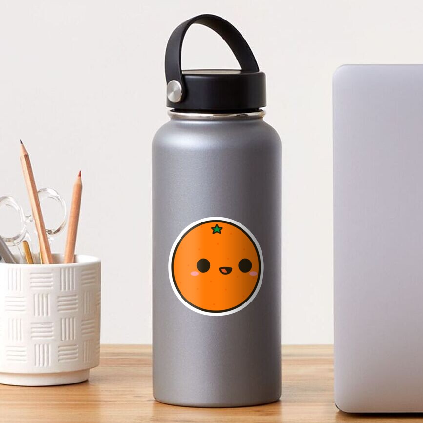 "Cute orange" Sticker by peppermintpopuk | Redbubble