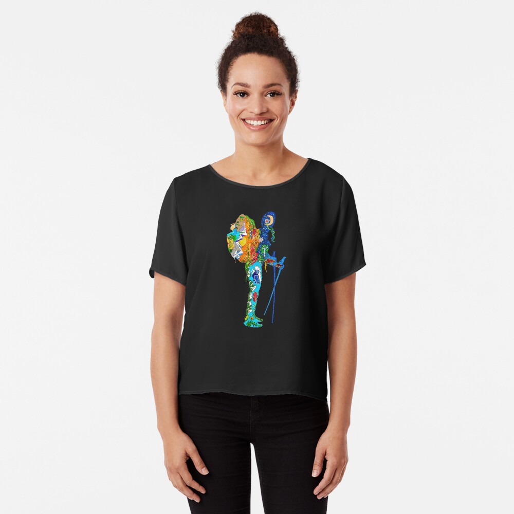 "Hiker Gal" Sticker for Sale by Alina Drufovka | Redbubble