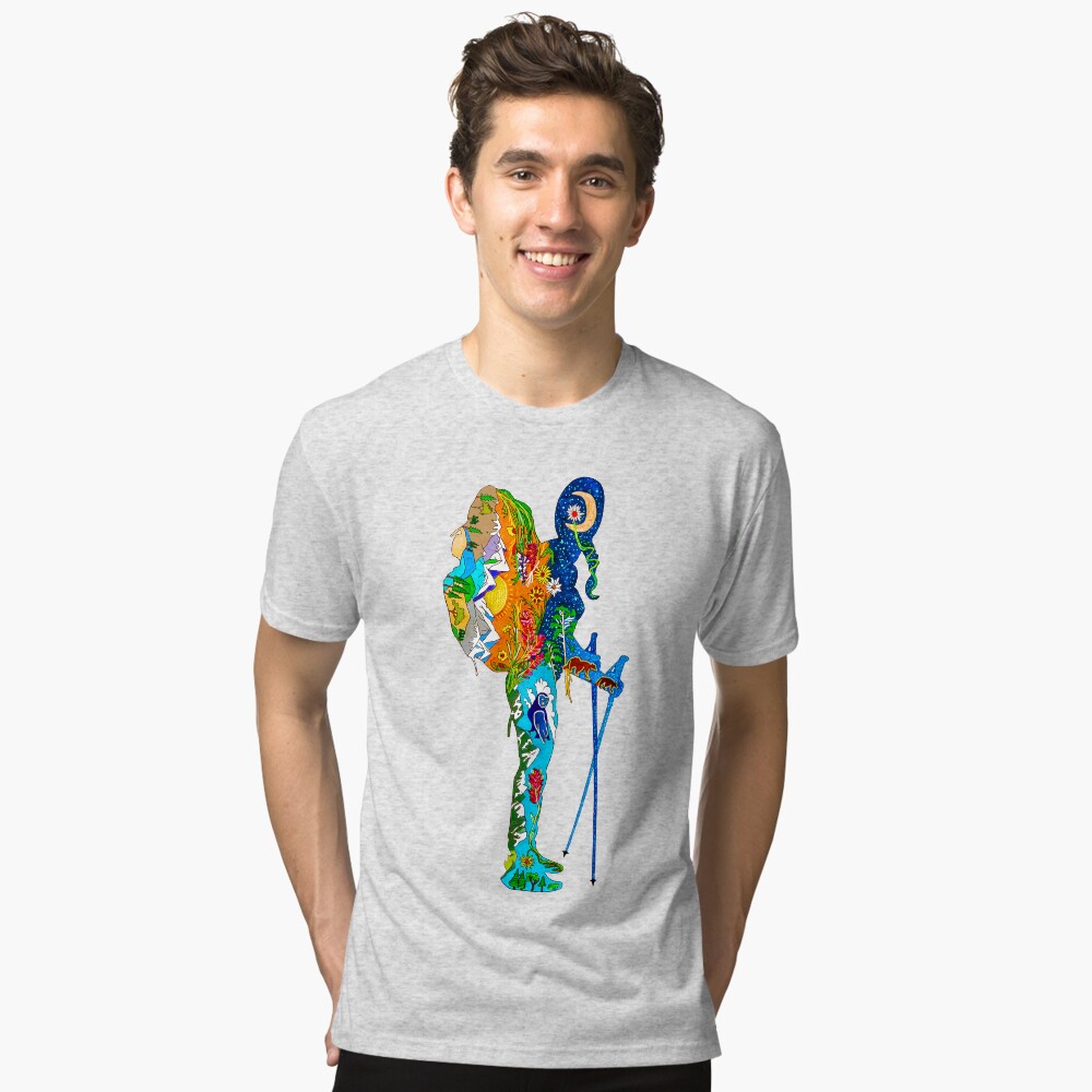 "Hiker Gal" Sticker for Sale by Alina Drufovka | Redbubble