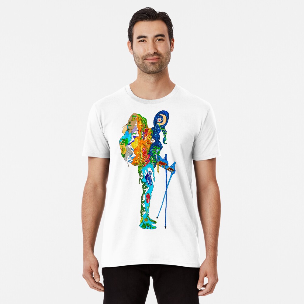 "Hiker Gal" Sticker for Sale by Alina Drufovka | Redbubble