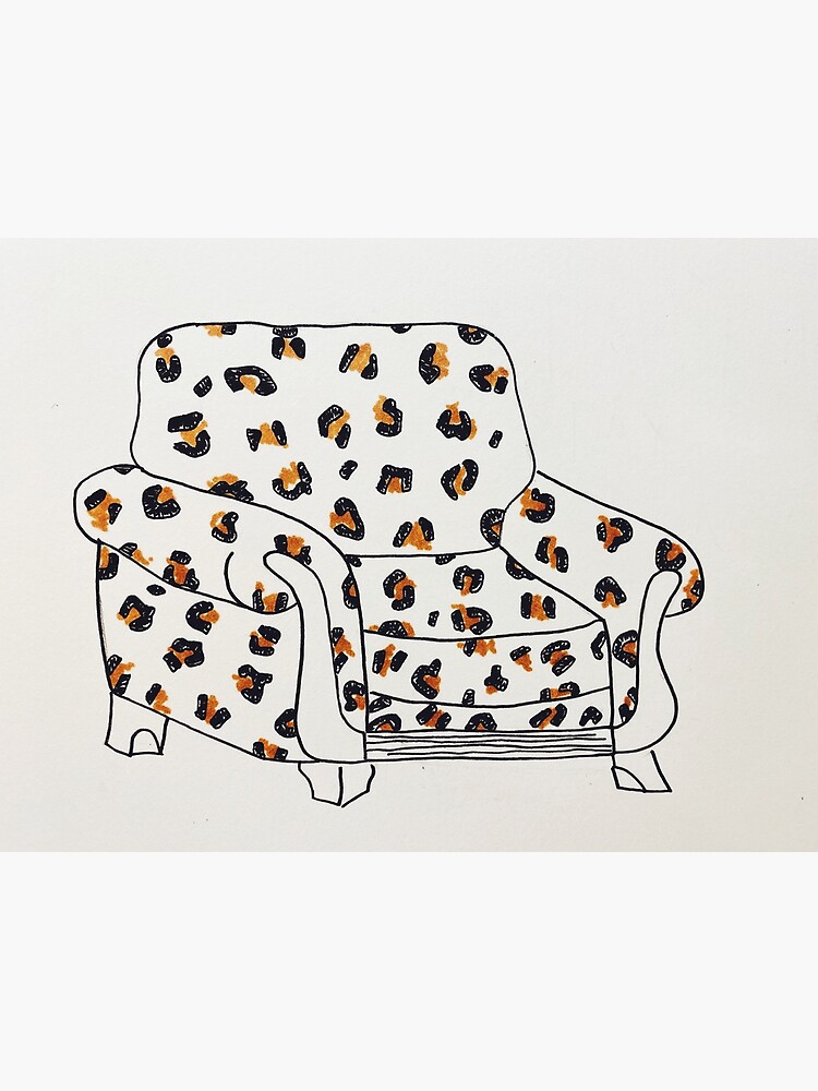 "Cheetah Chair" Poster for Sale by juliaedelmann | Redbubble