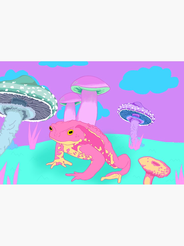 "Trippy Toad" Sticker for Sale by ashleafjb | Redbubble