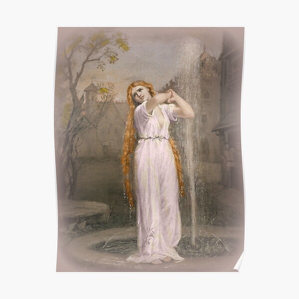 ""Undine "" Poster for Sale by pinkorchid | Redbubble