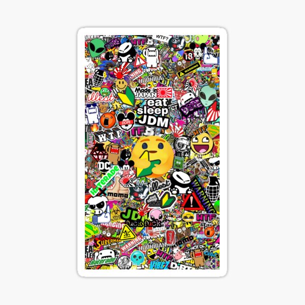 "JDM Sticker Bomb " Sticker for Sale by Katedmz | Redbubble