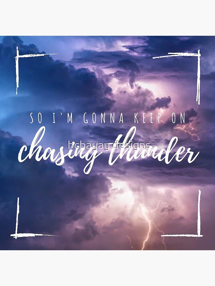 "Chasing Thunder kesha lyrics" Poster for Sale by itslaurenb | Redbubble