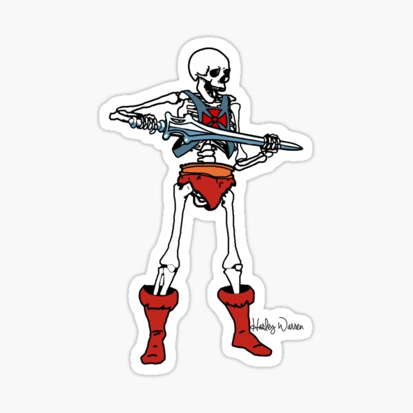 "He-man" Sticker for Sale by HarleyWarren | Redbubble