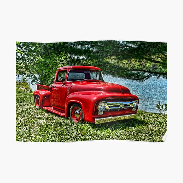 1956 Ford F100 Wall Art | Redbubble
