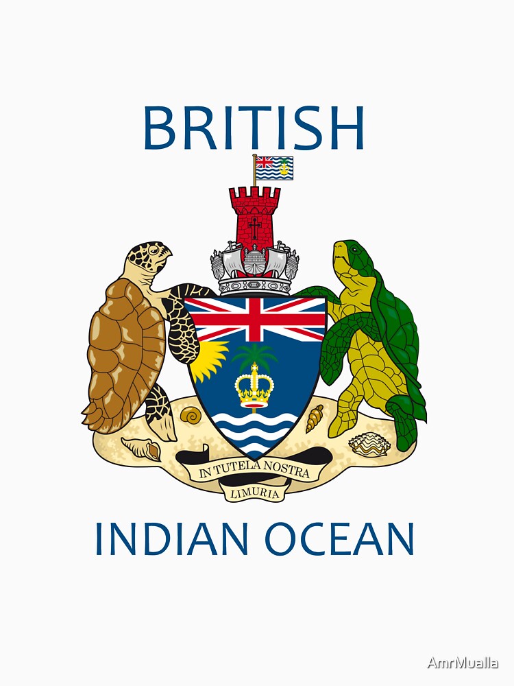 "British Indian Ocean" T-shirt for Sale by AmrMualla | Redbubble ...