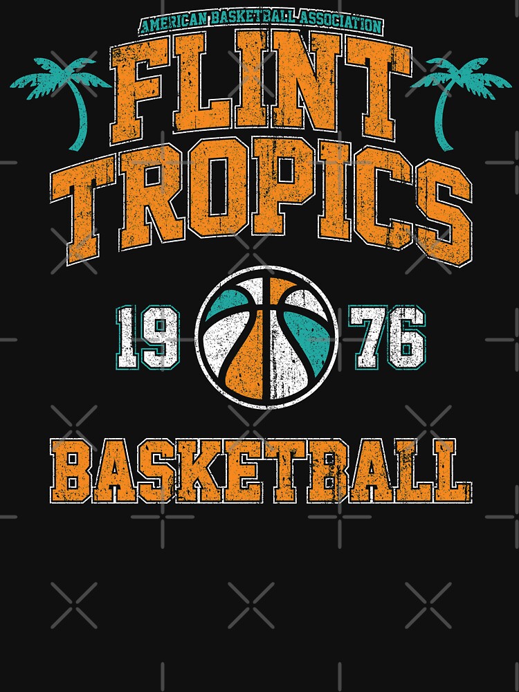 "Flint Tropics Basketball" T-shirt for Sale by huckblade | Redbubble ...