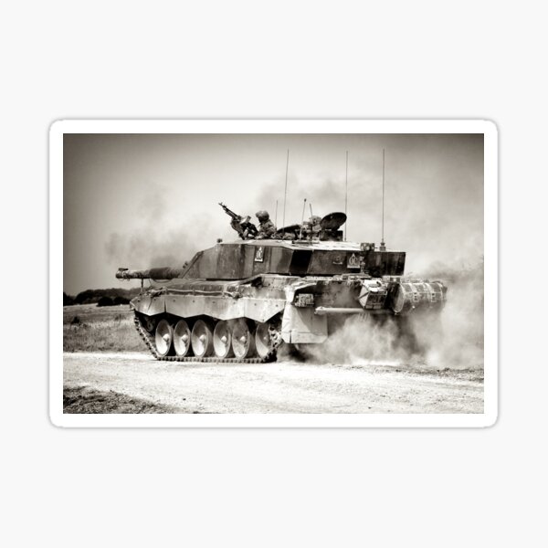 "British Army Challenger 2 Main Battle Tank" Sticker for Sale by ...