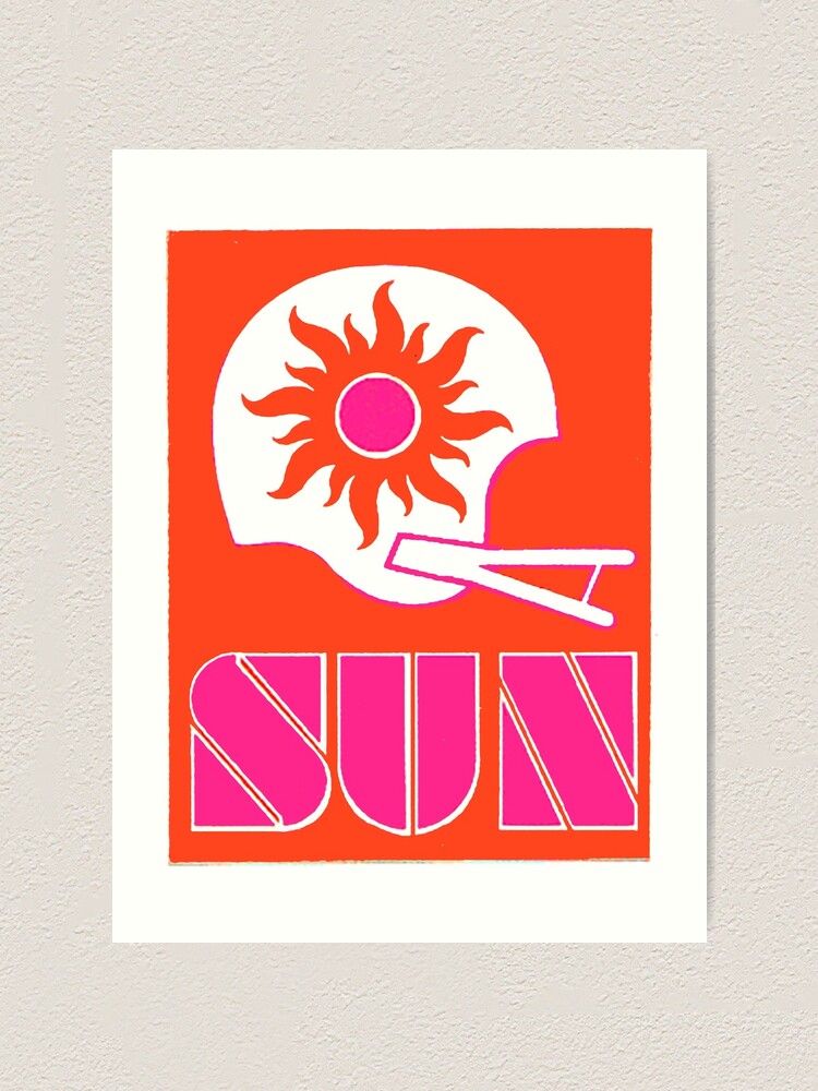 "Southern California Sun Logo Vintage Football World Football League ...