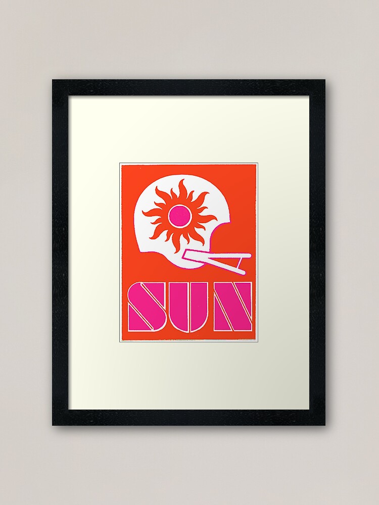 "Southern California Sun Logo Vintage Football World Football League ...