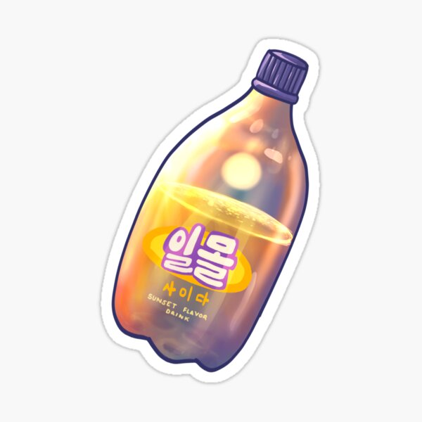 "Sunset Soda" Sticker for Sale by rawmawr | Redbubble